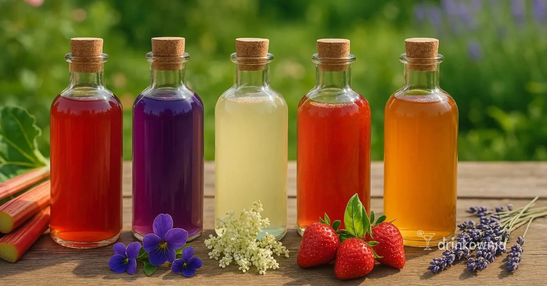 Wiosenne syropy do drinków – 5 domowych przepisów